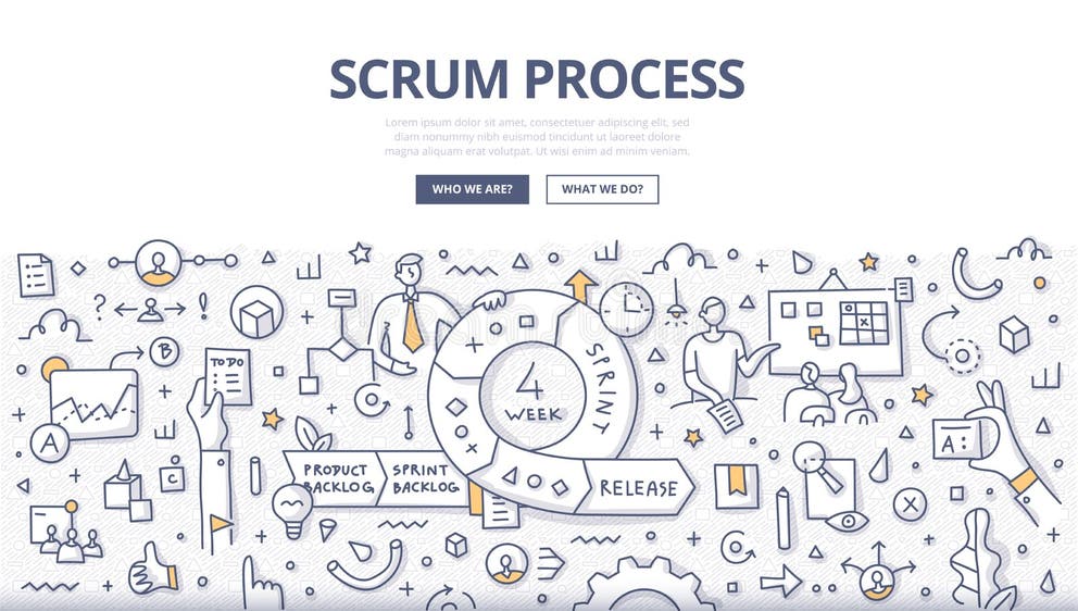 Scrum Process Stock Illustrations – 3,418 Scrum Process Stock ...