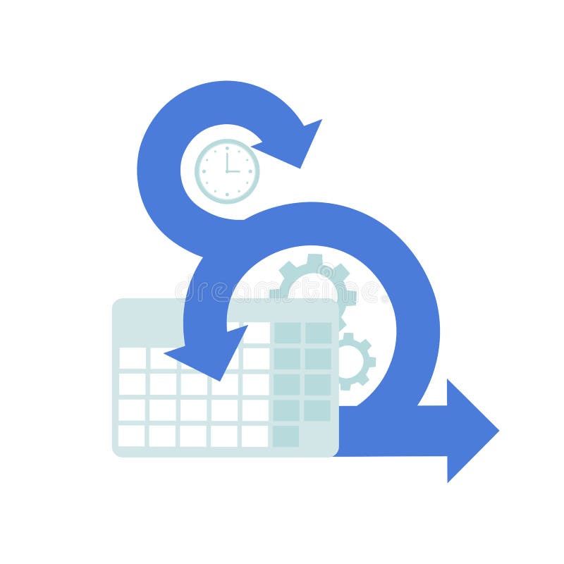 Scrum symbol icon isolated stock vector. Illustration of develop ...