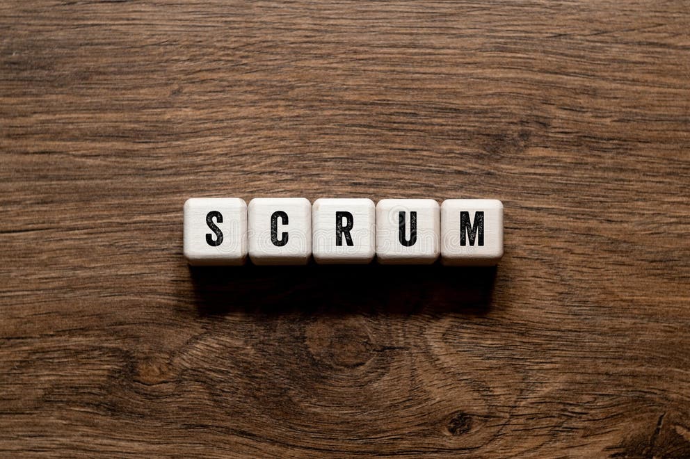Scrum - Word Concept on Building Blocks, Text Stock Photo - Image of ...
