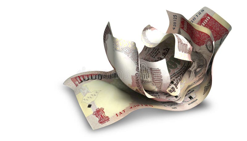 Scrunched Up Indian Rupee Notes Stock Photo - Image of scrunched ...