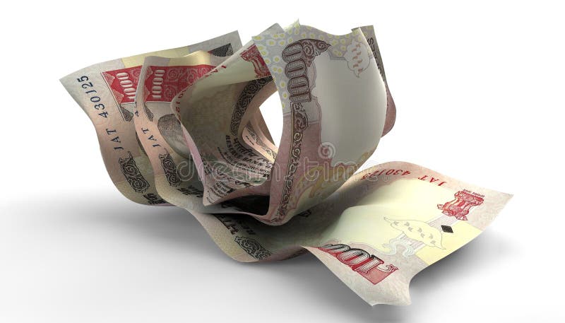 Scrunched Up Indian Rupee Notes Stock Photo - Image of cash, banknotes ...
