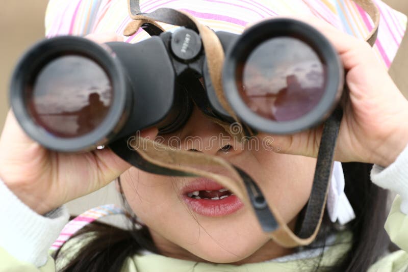 Scrutinizing stock image. Image of child, lens, observing - 2002583