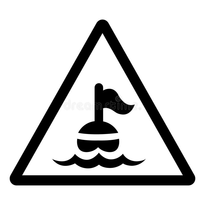 Scuba Area Symbol Sign, Vector Illustration, Isolate on White ...