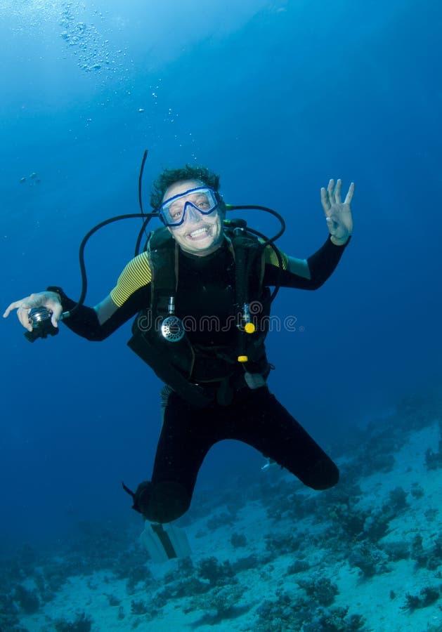 Scuba diver stock image. Image of colorful, egypt, water - 15154347