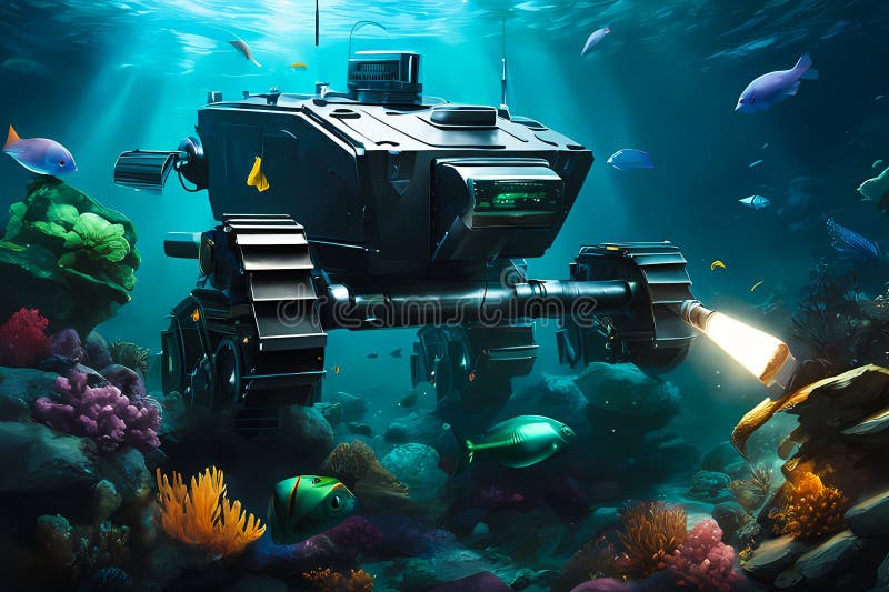 Scuba Diver Exploring Underwater World, Corals, Reef, and Fishes ... Scuba Diver Exploring Underwater World, Corals, Reef, and Fishes ...