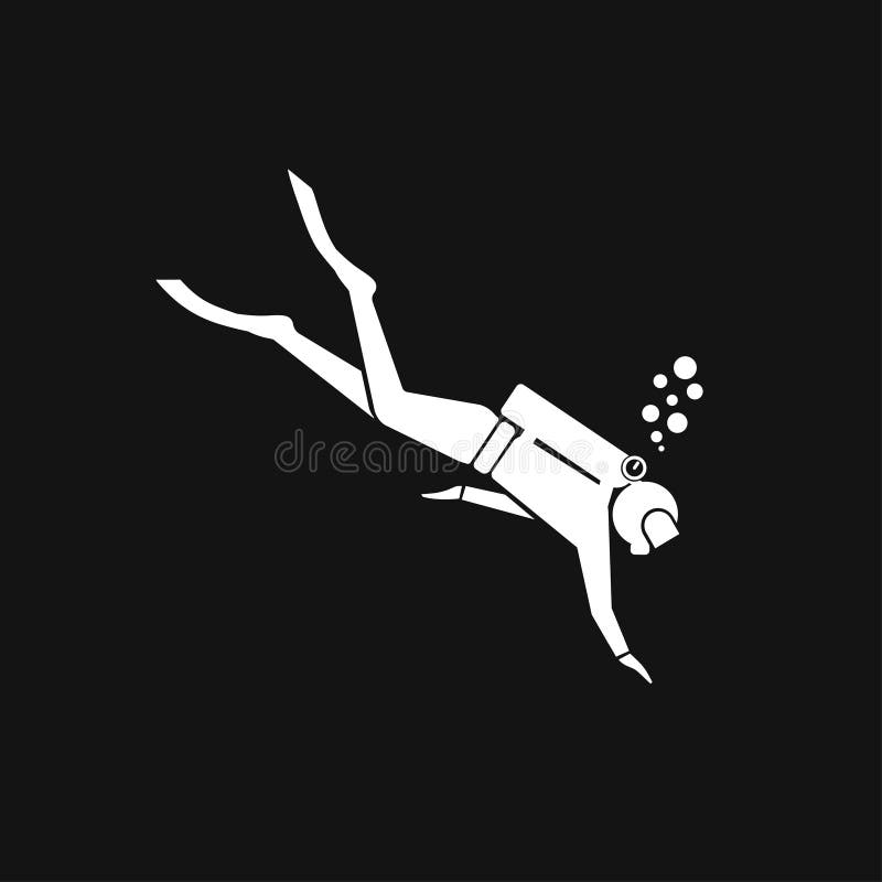 Stick Figure Diver