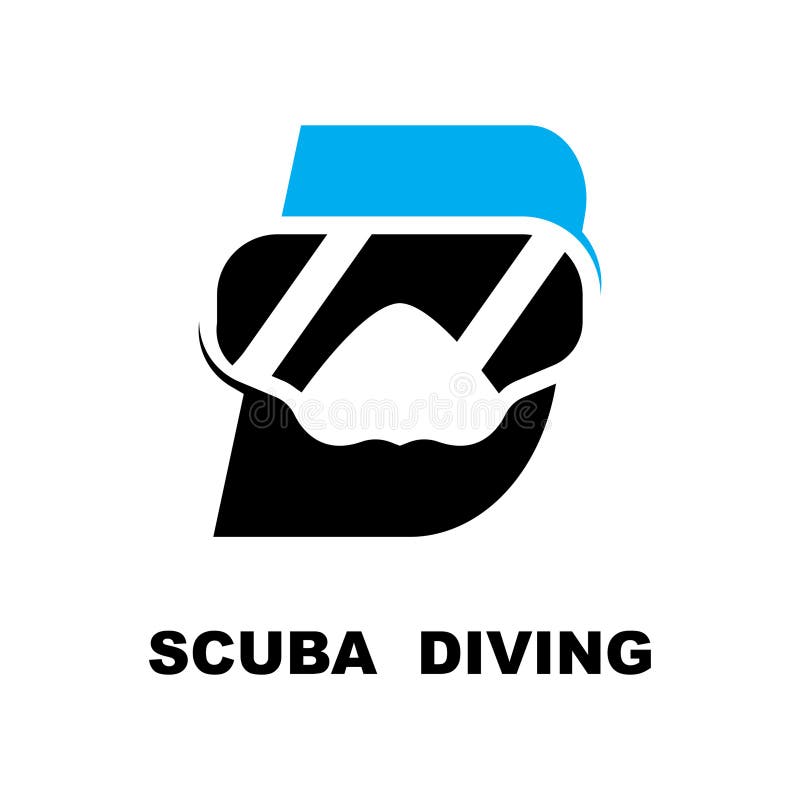 Scuba Diving Sport Logo Vector Stock Vector - Illustration of ...