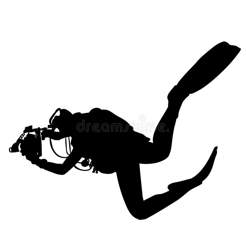 Scuba Diving Vector Eps Illustration by Crafteroks Stock Vector ...