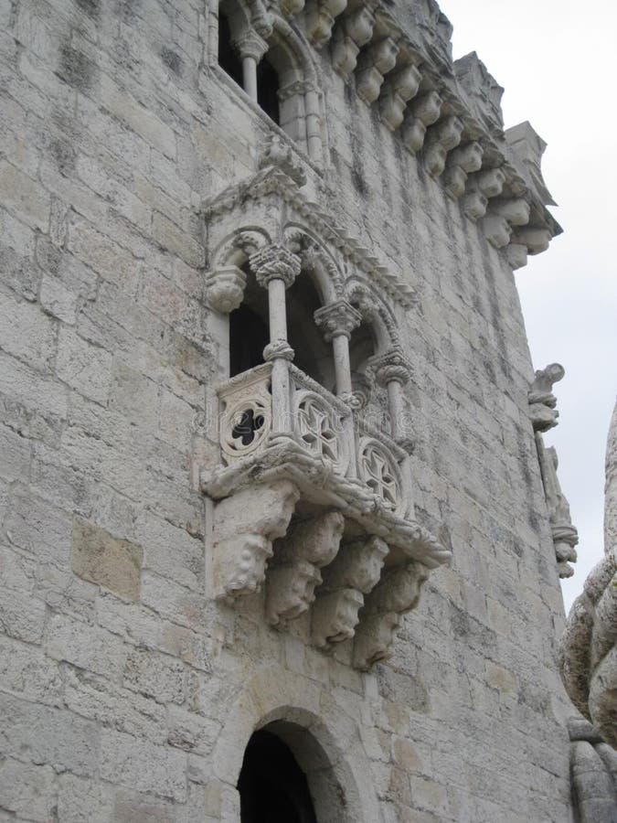 Sculpted Balcony On Stone Building Picture. Image: 87965561