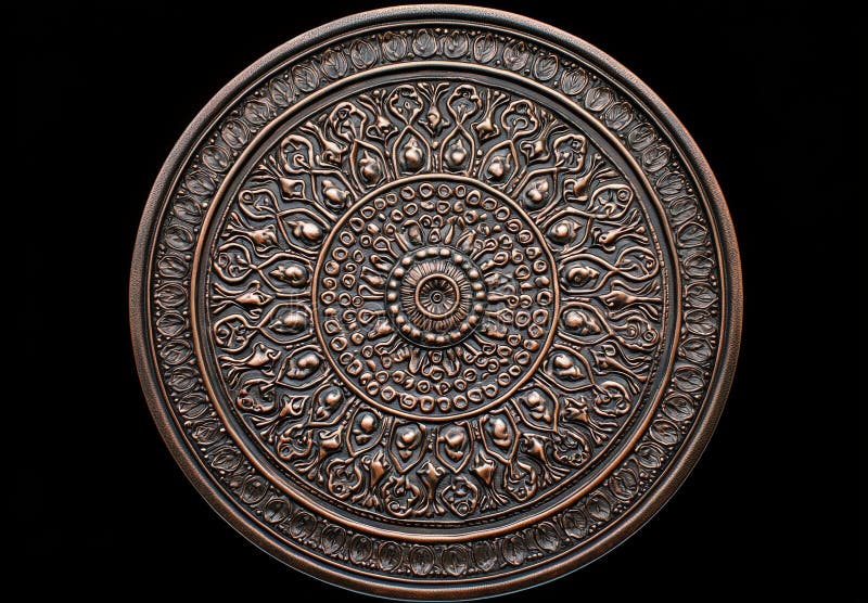 Sculpted in Bronze Plaster, an Isolated White Background Behind a Bas ...