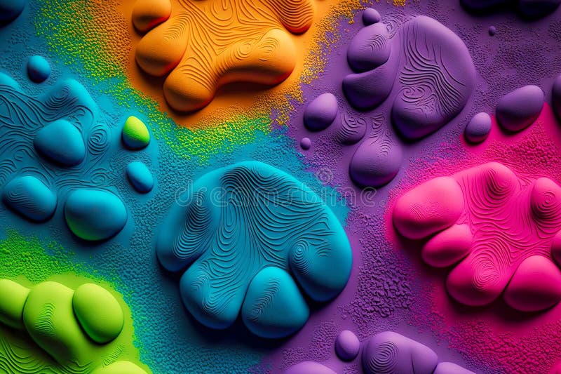 Sculpting from Plasticine Texture Multi-colored Shapes with ...