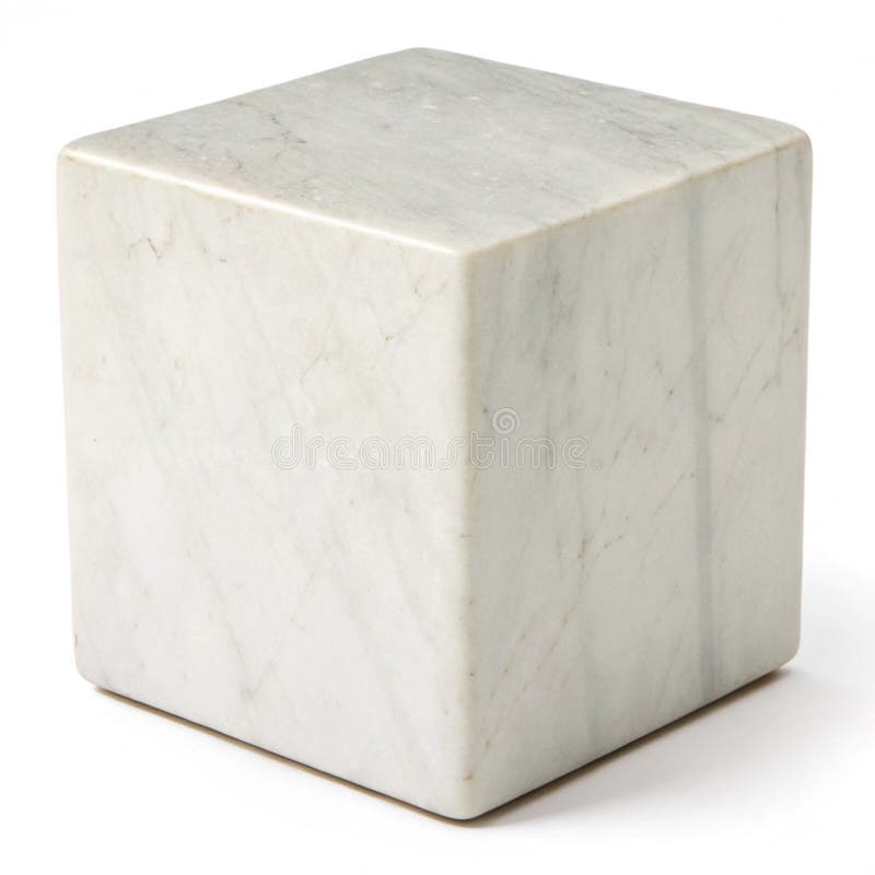 Sculptorâ€™s Marble Block Isolated on Transparent Background Stock ...
