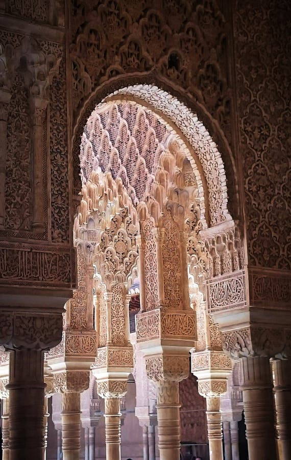 Sculptural and Architectural Details of the Alhambra Palaces in Granada ...
