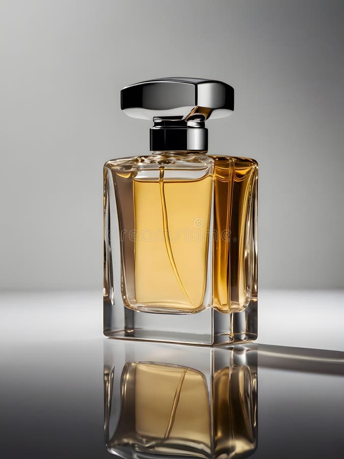 Sculptural Beauty: Unique Perfume Bottle Stock Illustration ...