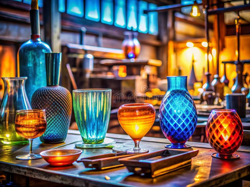 Sculptural Glassware Exploring the Intricate Designs and Precision of ...