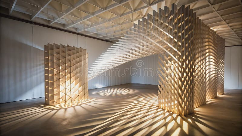 The Play of Light and Shadow: a Sculptural Installation Generative AI ...
