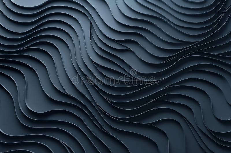 A Sculptural Ribbed Texture Background Featuring an Abstract Pattern of ...