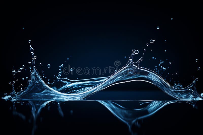 Sculptural Water Dance stock image. Image of blue, refreshing - 310347831