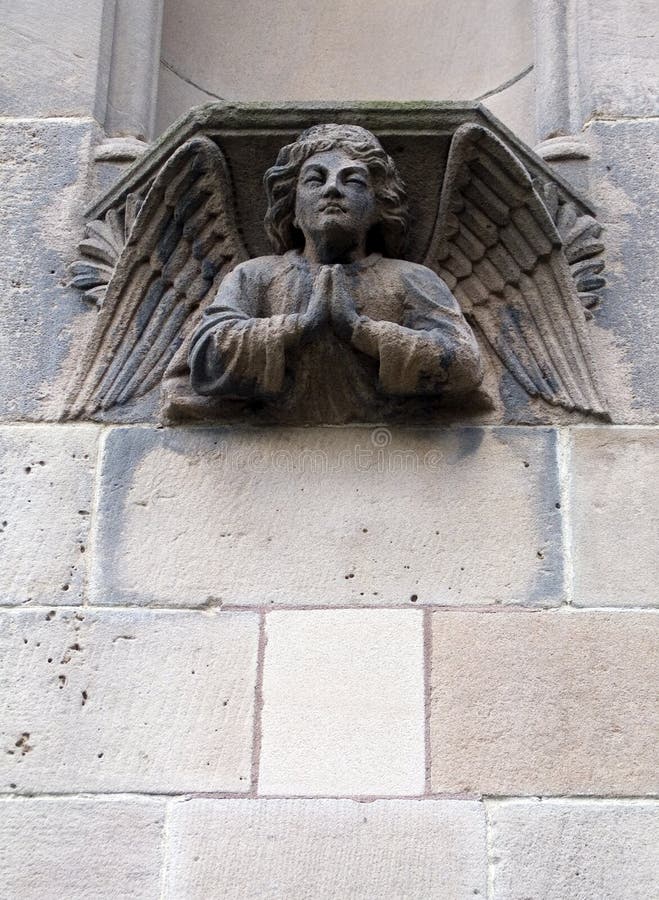 Sculpture of an angel stock photo. Image of heaven, building - 503122
