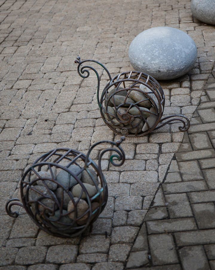 Sculpture of Birds in a Puddle in a Park in Sochi Park in Adler in ...