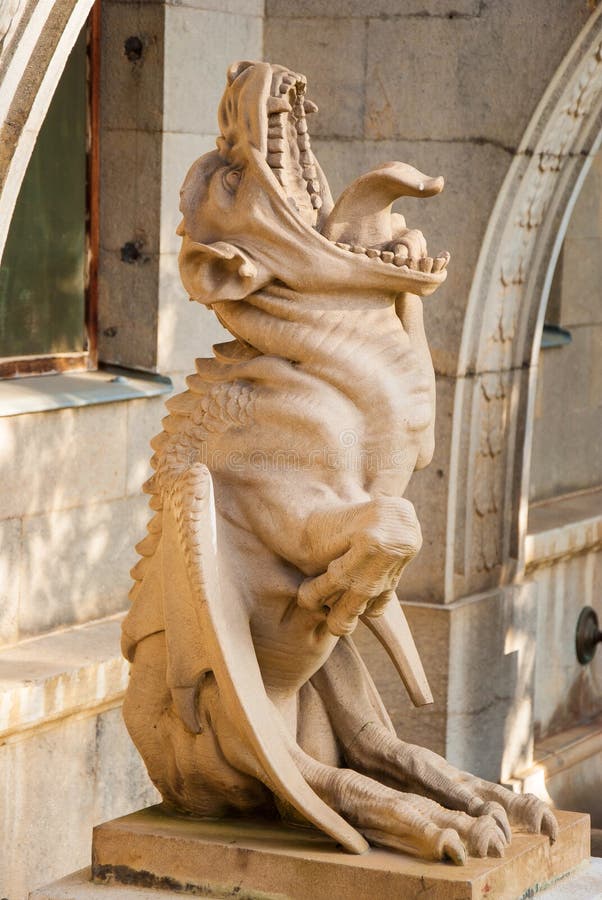 Chimera Sculpture On The Piazetta - Venice. Stock Image - Image of ...