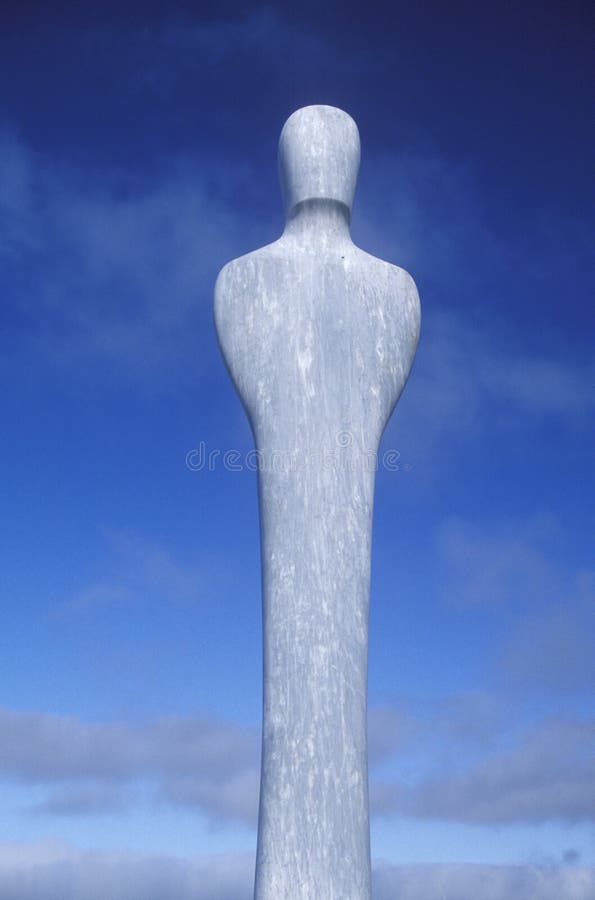 A Sculpture at Dawn in Big Sur California Editorial Photography - Image ...