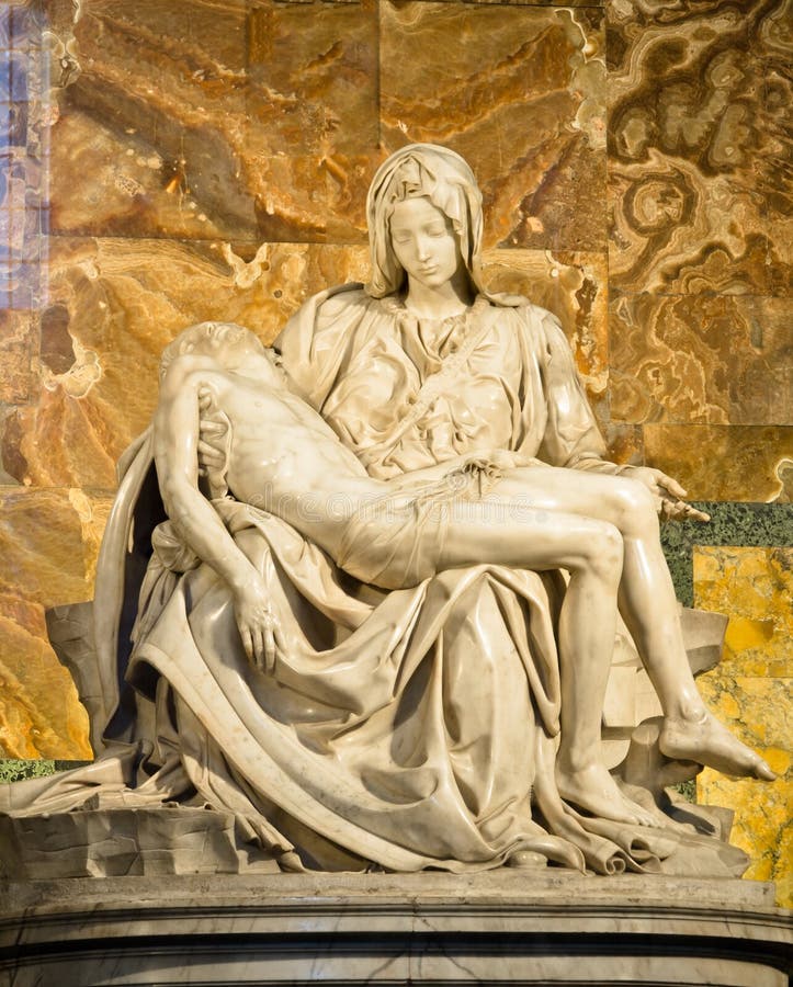 Sculpture De Pieta Par Michaelangelo Image stock - Image du europe ...