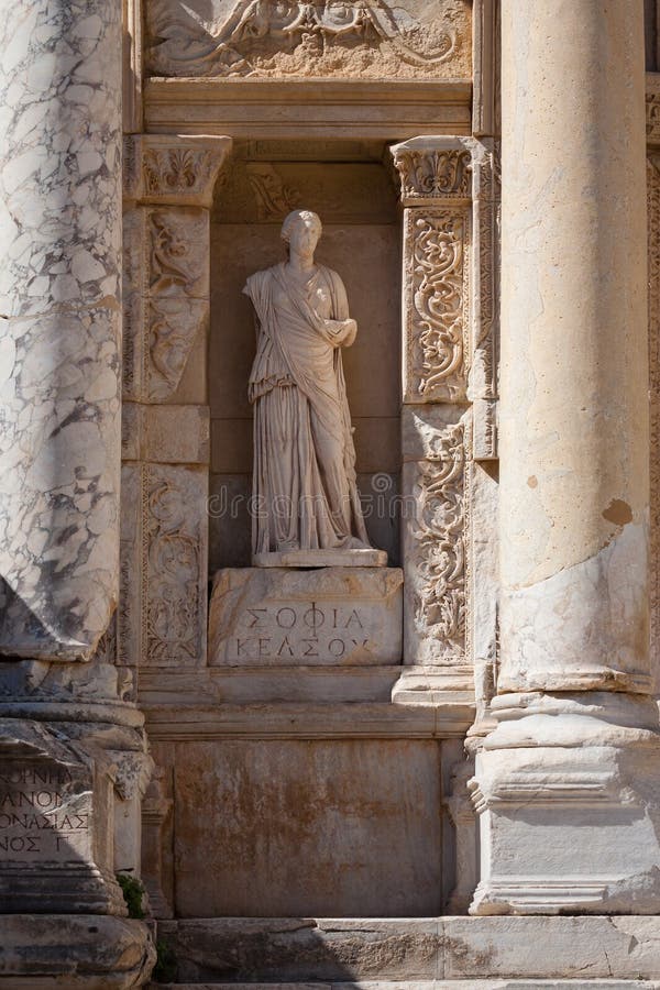 Sculpture in Ephesus. Turkey Stock Photo - Image of ephesus, artimis ...