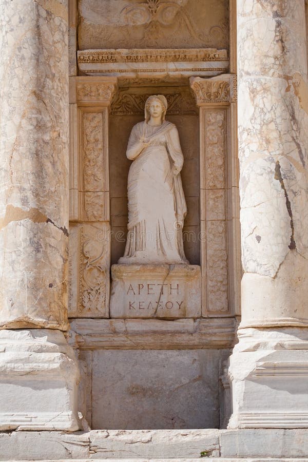 Sculpture in Ephesus. Turkey Editorial Stock Photo - Image of ephesus ...
