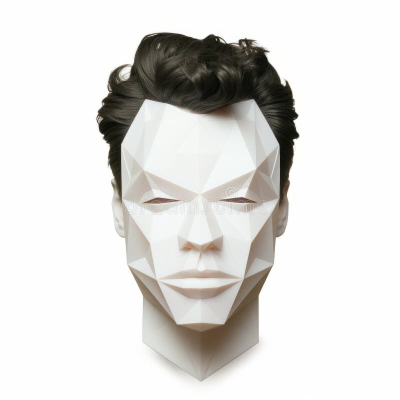 Triangular Face in Foampunk Style: a Fusion of Minimalism and ...