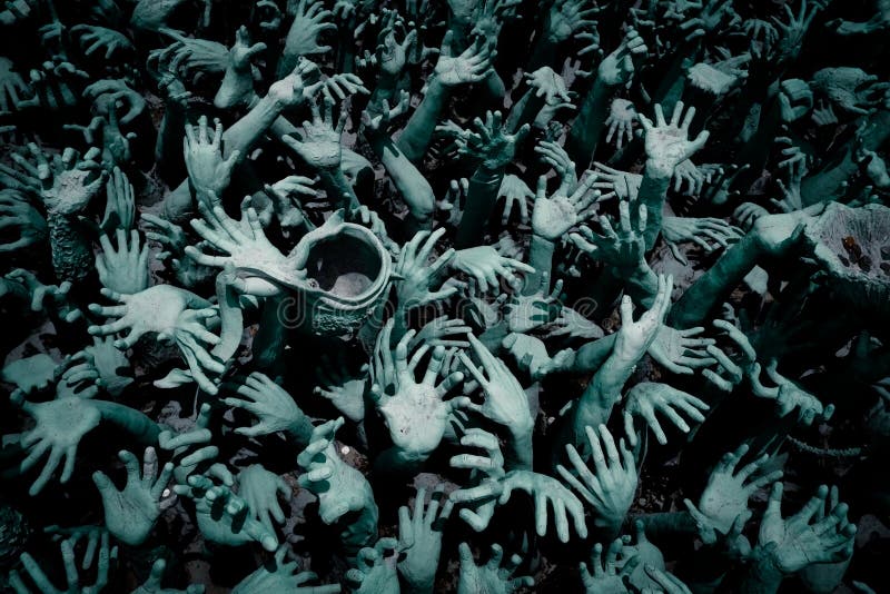 Hands from Hell stock image. Image of charity, chiang - 23121173