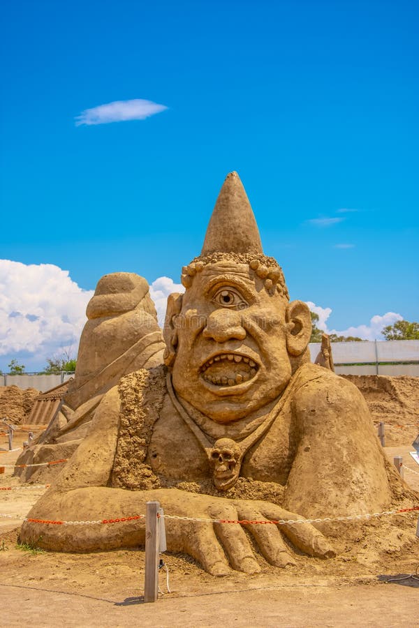 Sculpture Made of Sand in the Sand Sculpture Museum in Antalya ...