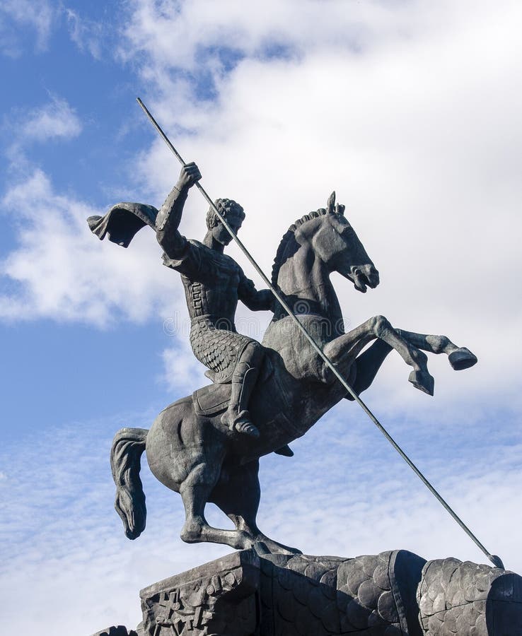 The Sculpture in Moscow Victory Square Editorial Photography - Image of ...