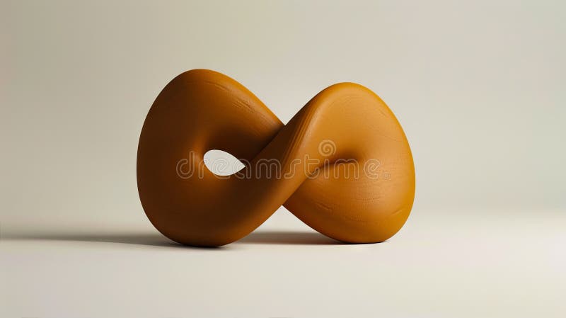 A Sculpture of an Orange Shaped Object Stock Image - Image of indoor ...