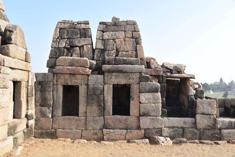 Chausashtha Yogini Temple Architecture in Khajuraho Stock Image - Image ...