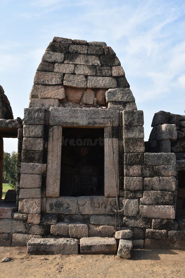 Chausashtha Yogini Temple Architecture in Khajuraho Stock Image - Image ...