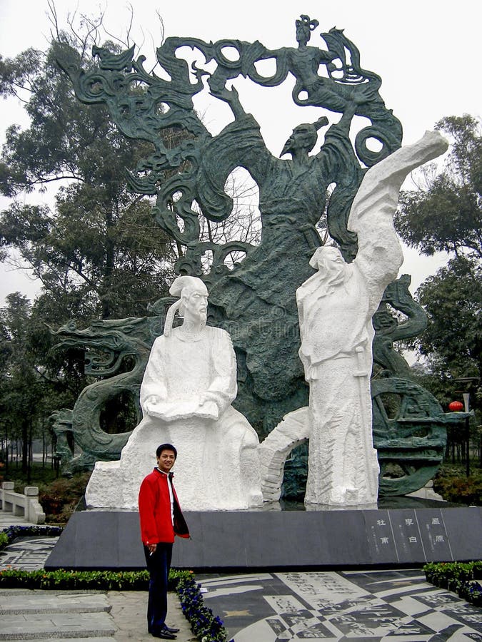 The Sculpture in a Park,chengdu,china Editorial Photo - Image of figure ...