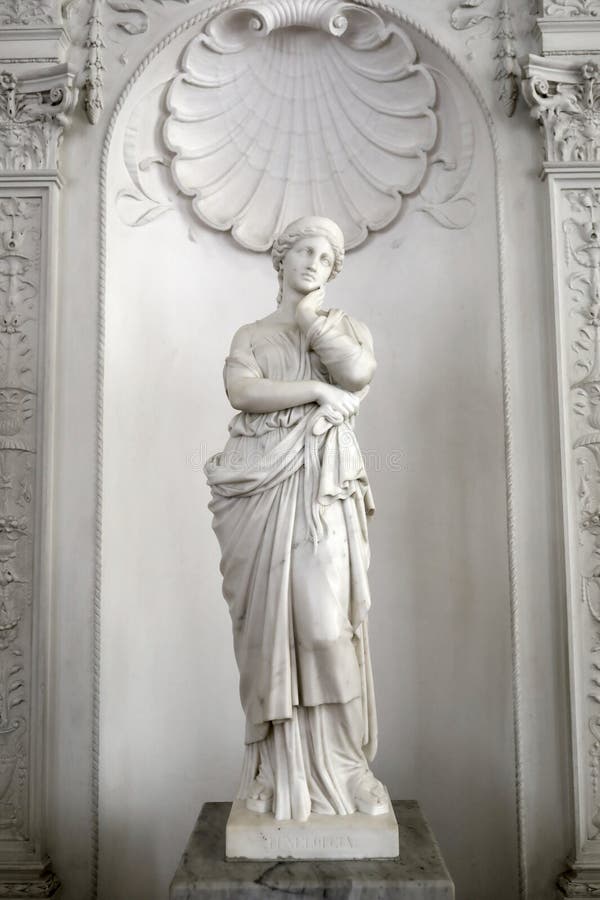 Sculpture of Penelope in Livadia Palace Stock Image - Image of pedestal ...