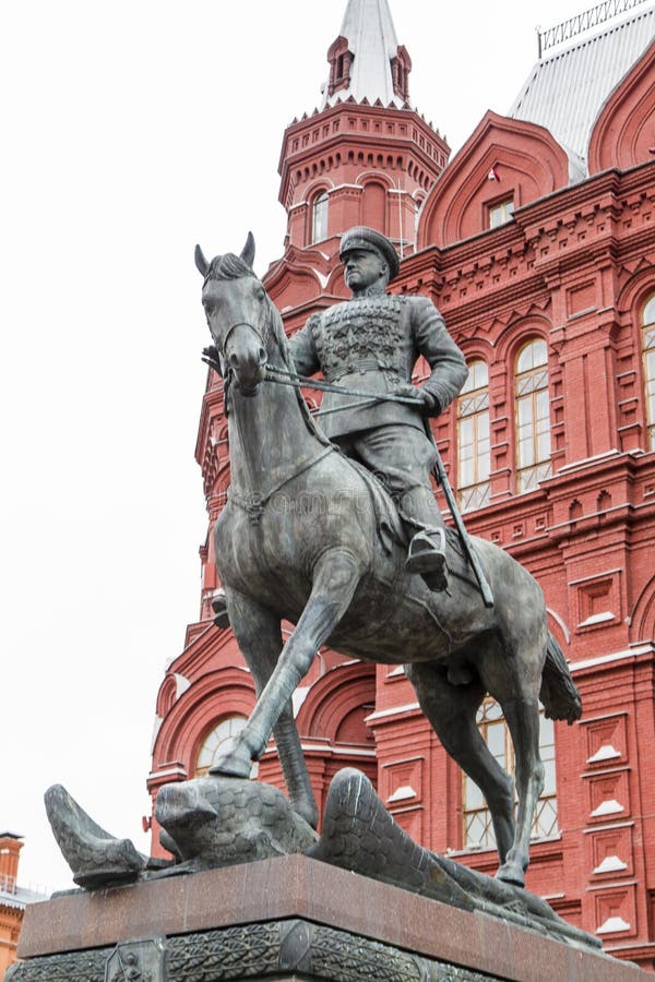 The Sculpture in Red Square, Moscow Editorial Stock Image - Image of ...
