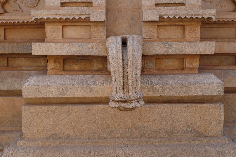 Sculpture of a Stone Water Tap Stock Image - Image of water, column ...