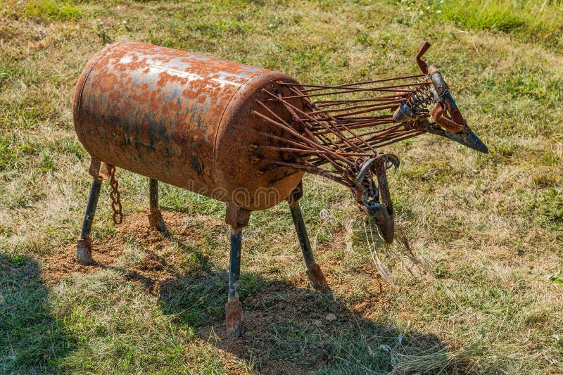 Sculpture of the Two-Headed Sheep As a Symbol of GMOs Genetically ...