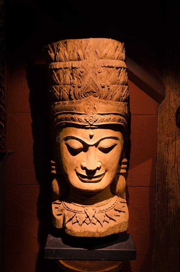 The sculptured wood. stock image. Image of statue, grave - 62551641