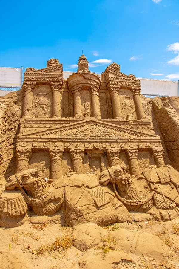 Sculptures Made of Sand in the Sand Sculpture Museum in Antalya ...