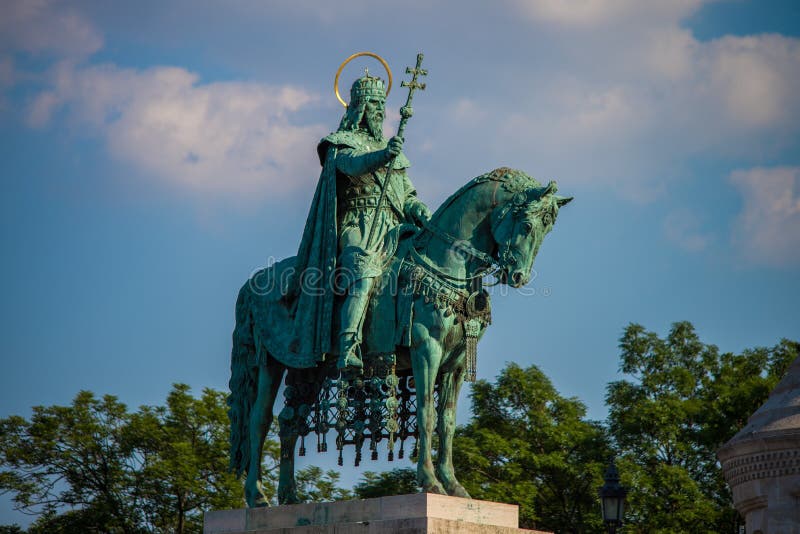 Sculputre of St Stephan stock photo. Image of famous - 75076286