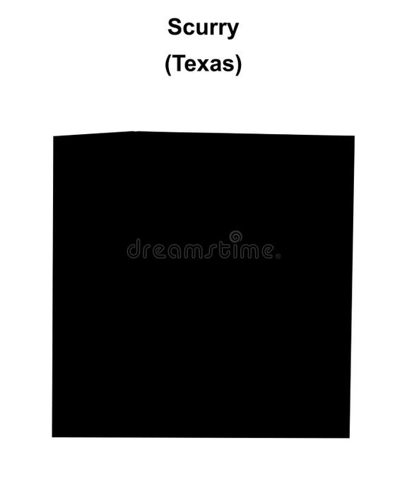 Scurry outline map stock vector. Illustration of vector - 361793987