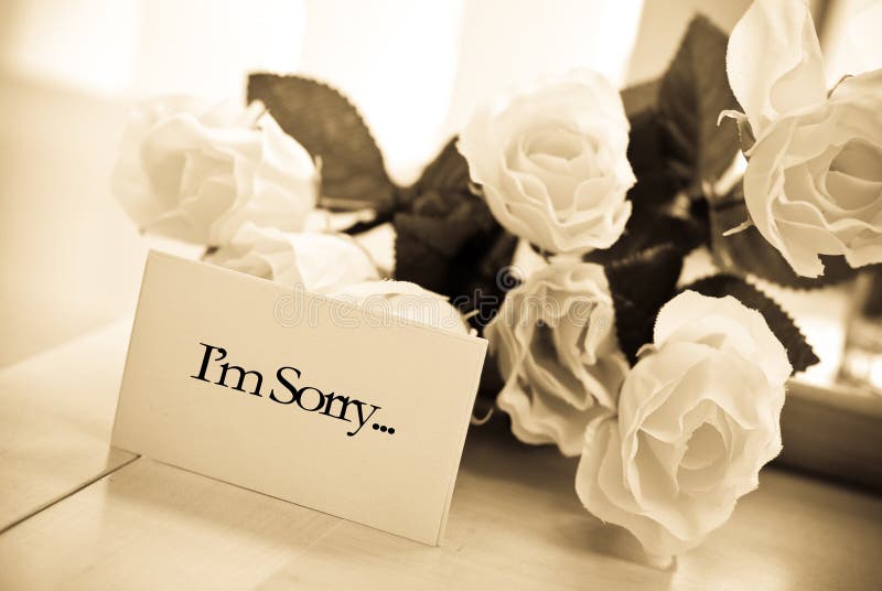 Scusarsi fotografia stock. Immagine di pietà, cura, regalo - 19060334