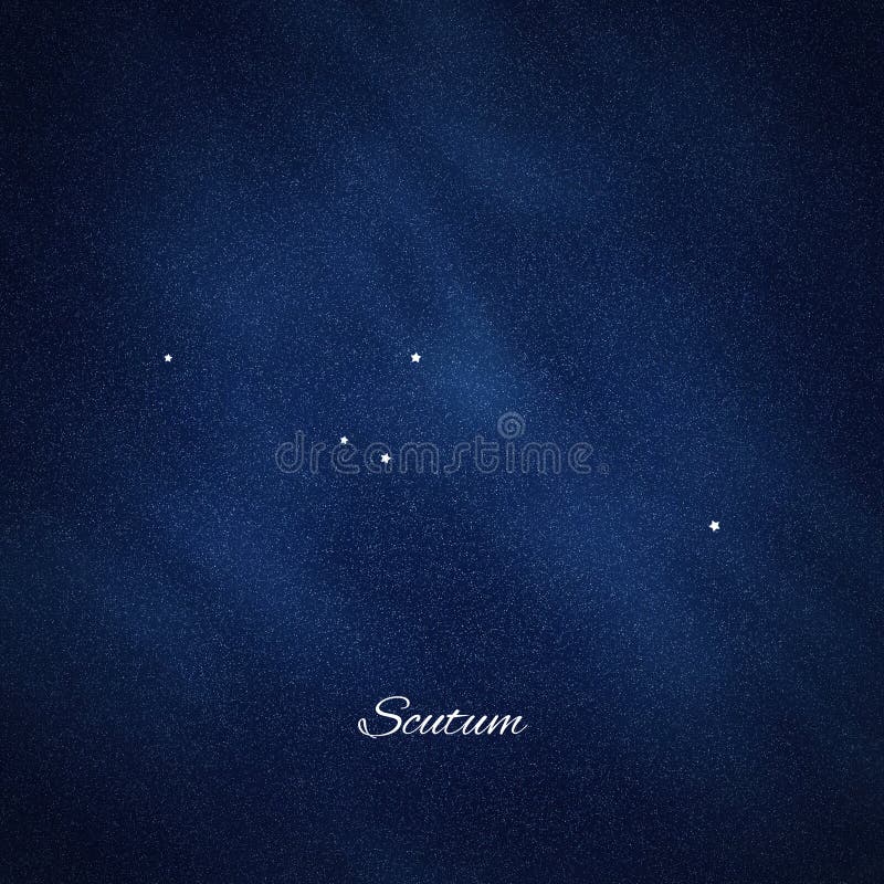 Scutum Constellation, Cluster of Stars, Shield of Sobieski, Shield ...