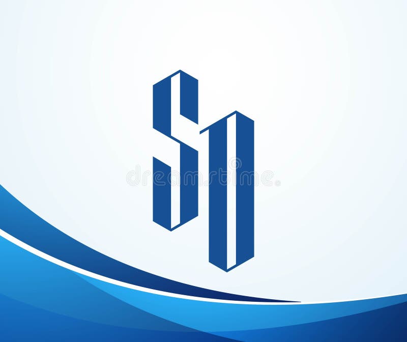 SD Alphabet Letter Logo Design Template Elements Stock Vector ...