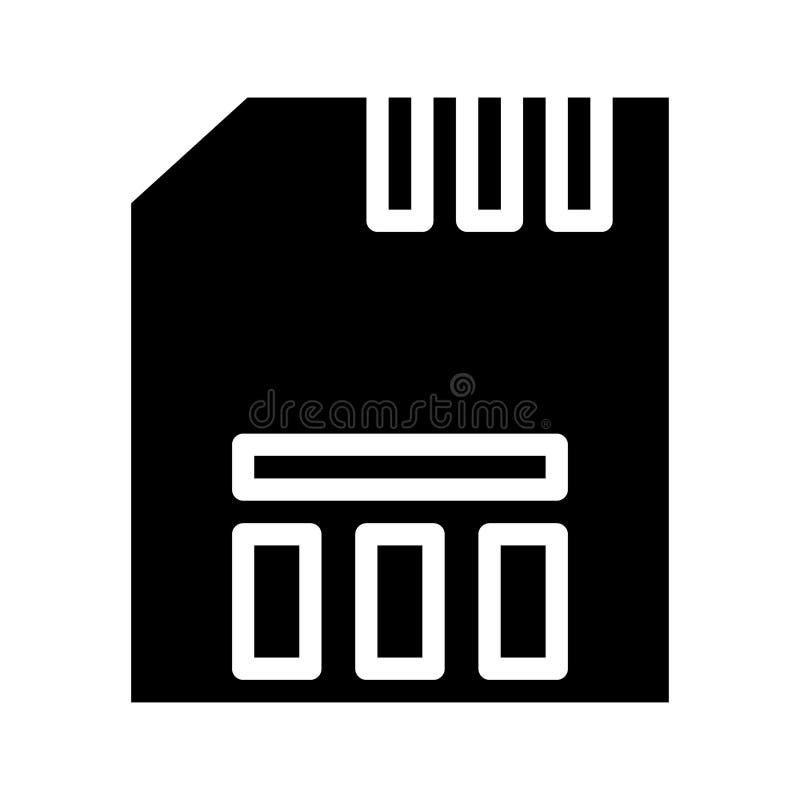 Sd Card Icon Concept Digital Storage Data Transfer Stock Photos - Free ...