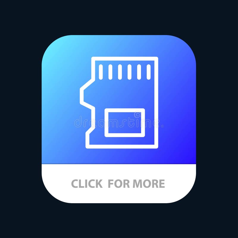 SD Card, SD, Storage, Data Mobile App Button. Android and IOS Line ... SD Card, SD, Storage, Data Mobile App Button. Android and IOS Line ...